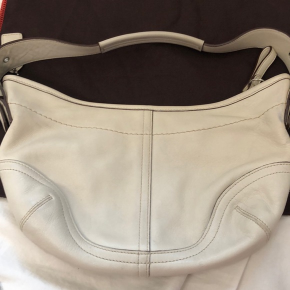 Coach | Bags | Authentic Ivory Leather Coach Purse And Wallet | Poshmark